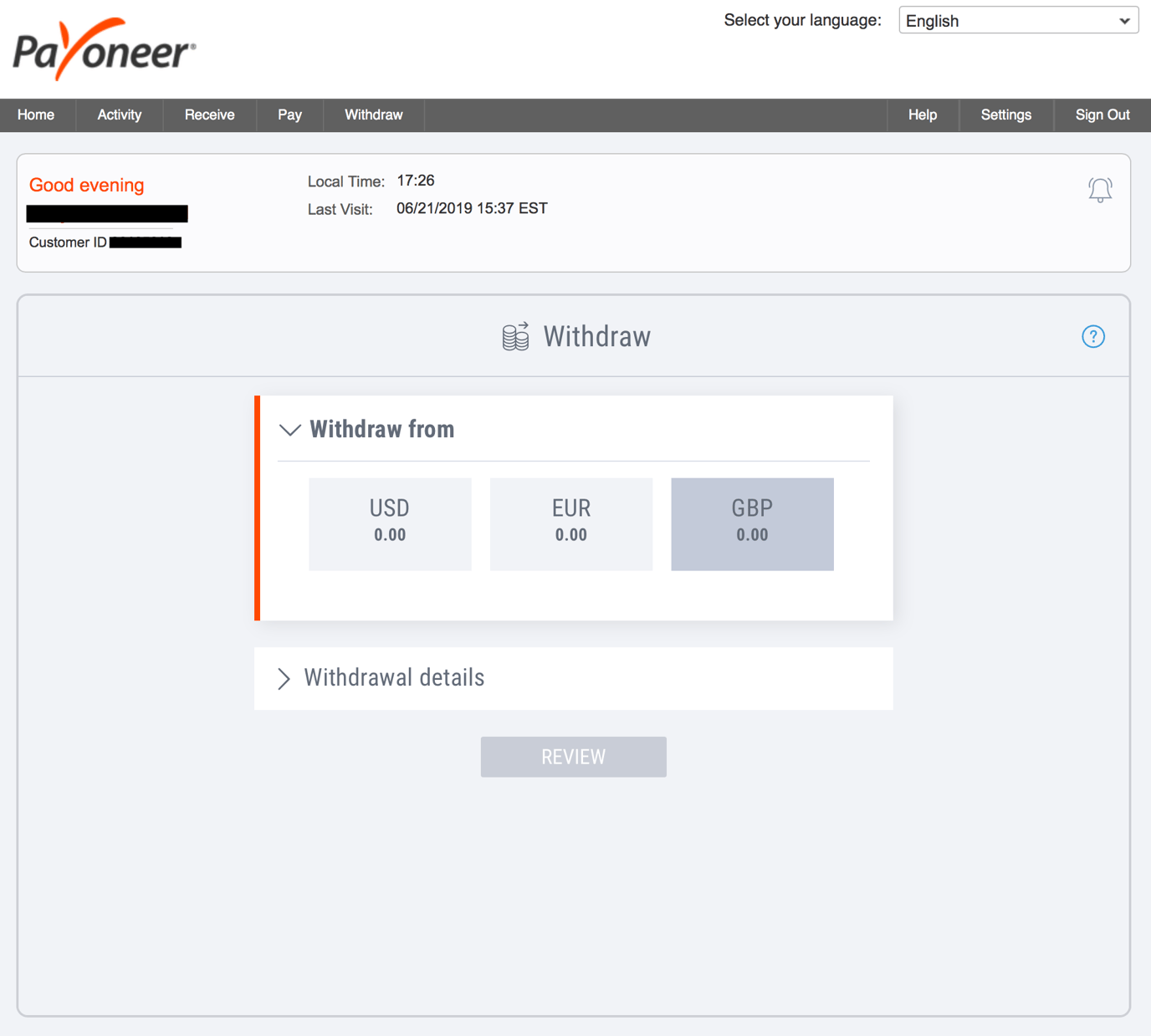 How Can I Make a Withdrawal to My Bank Account?