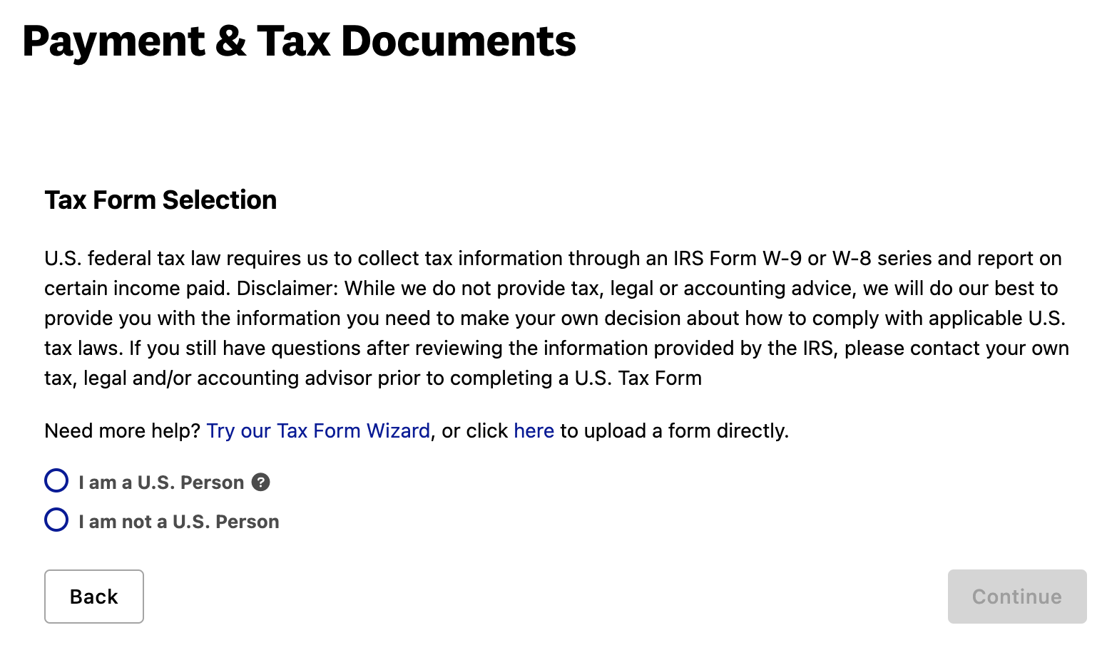 How Do I Fill Out my Tax Information?